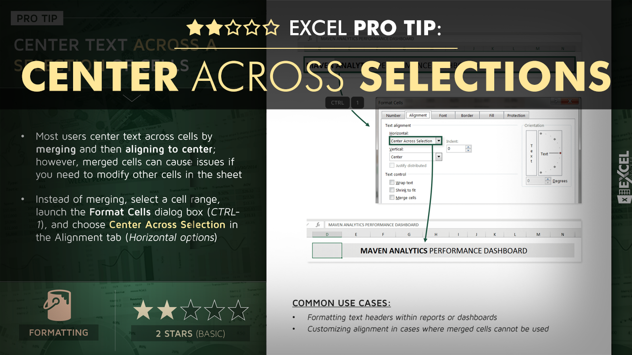 How To Center Text Across Multiple Cells In Excel Printable Online