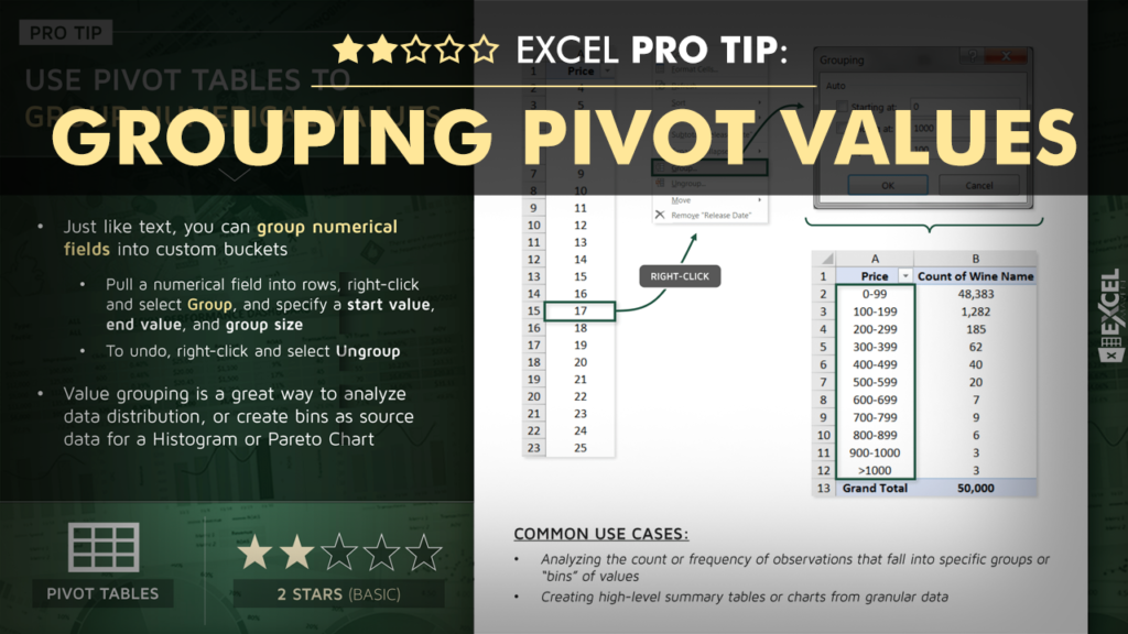 Pro Tips for Power Users | Excel Maven